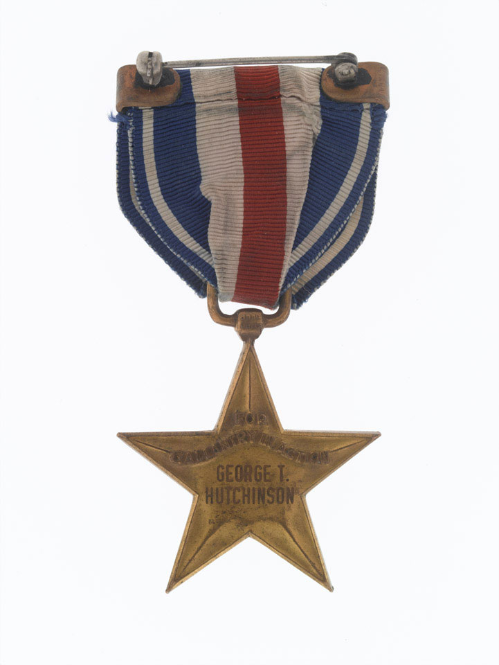 Silver Star awarded to War Sergeant G T Hutchinson, Royal Artillery ...