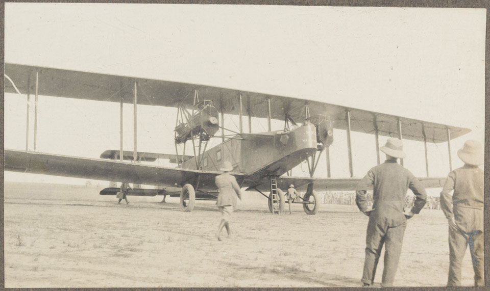 'The arrival of Handley Page aircraft at Delhi', 1919 | Online ...