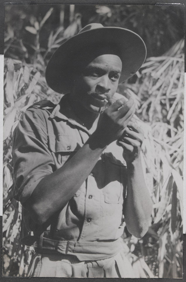 Major Seth Anthony, the first African to gain a King's Commission, 1944 ...