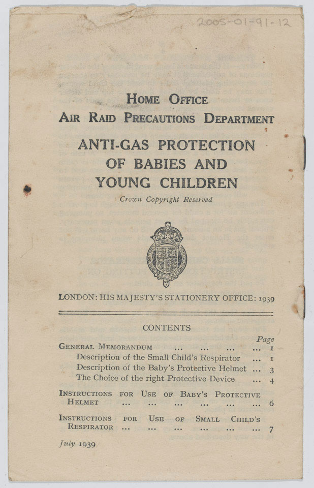 Air Raid Precautions (ARP) Department guide to anti-gas protection of ...