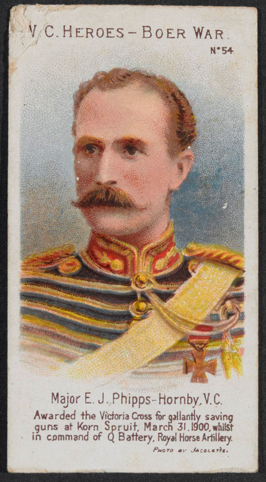 'Major E.J. Phipps-Hornby VC', cigarette card, 1902 | Online Collection ...