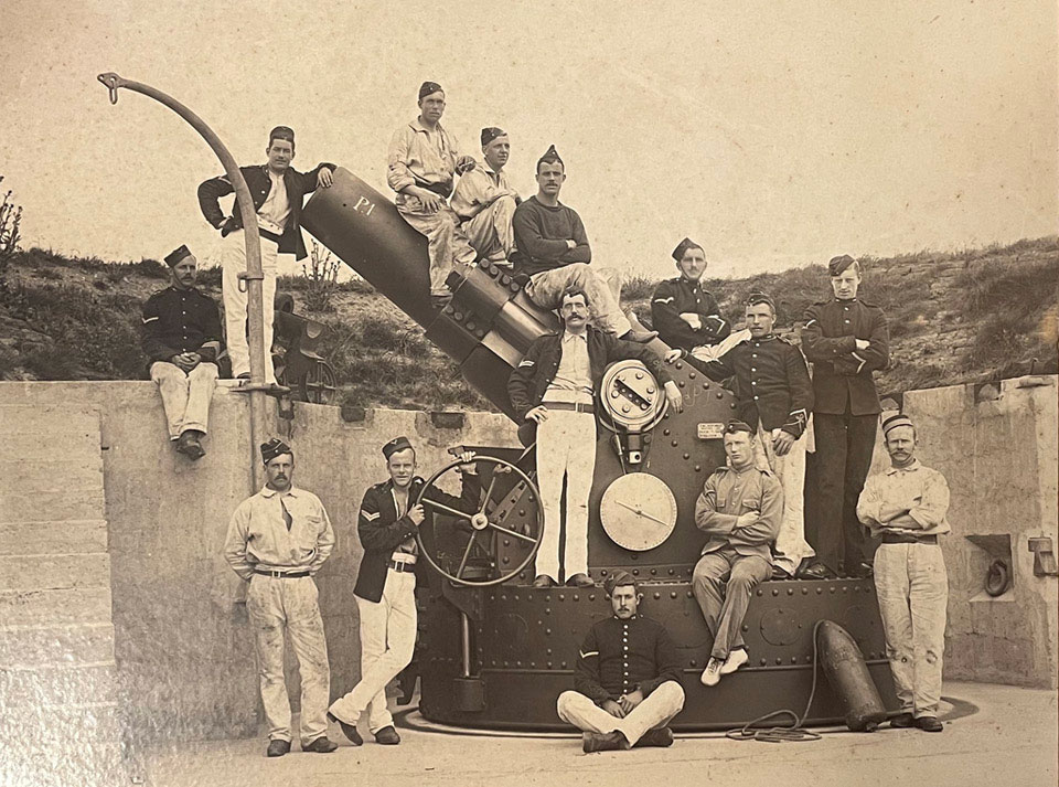 9-inch High Angle Rifle Muzzle Loading gun, 1890 (c) | Online ...