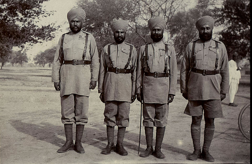 'B. Compy (36th Sikhs)', 151st Sikh Infantry, 1921 | Online Collection ...