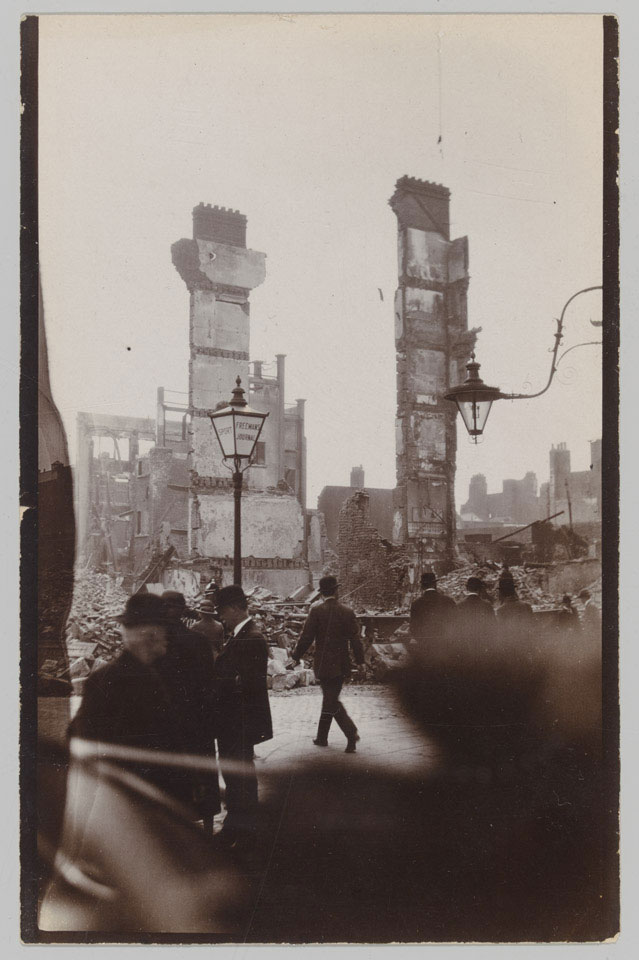 The destruction following the Easter Rising in Dublin, 1916 | Online ...