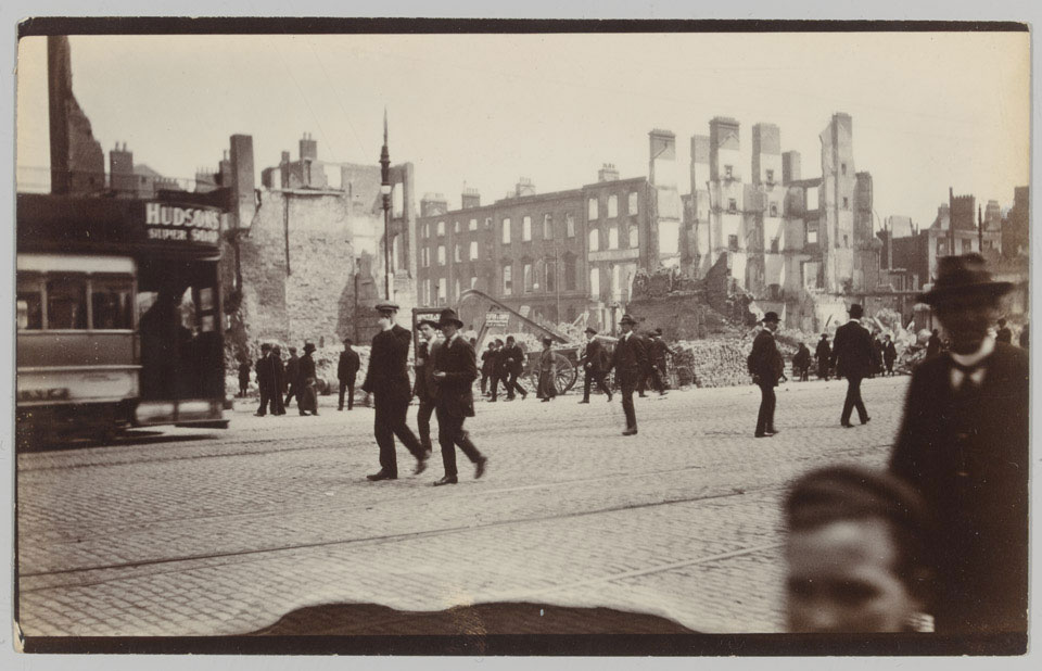 The destruction following the Easter Rising in Dublin, 1916 | Online ...