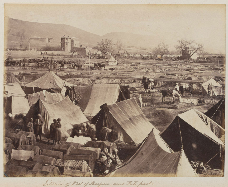 Sherpur cantonment, showing the Royal Engineers Park, 1879 | Online ...