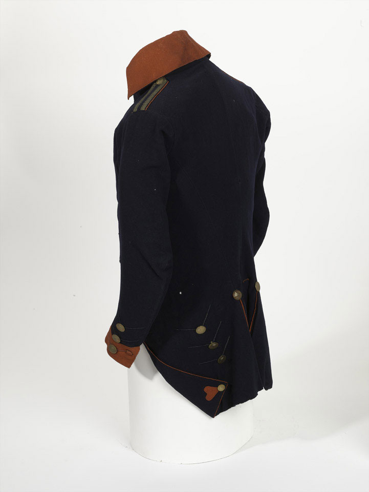 Short-tailed coatee worn by Cornet S Brown, Wiltshire Yeomanry, 1799 (c ...
