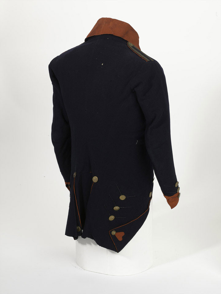 Short-tailed coatee worn by Cornet S Brown, Wiltshire Yeomanry, 1799 (c ...