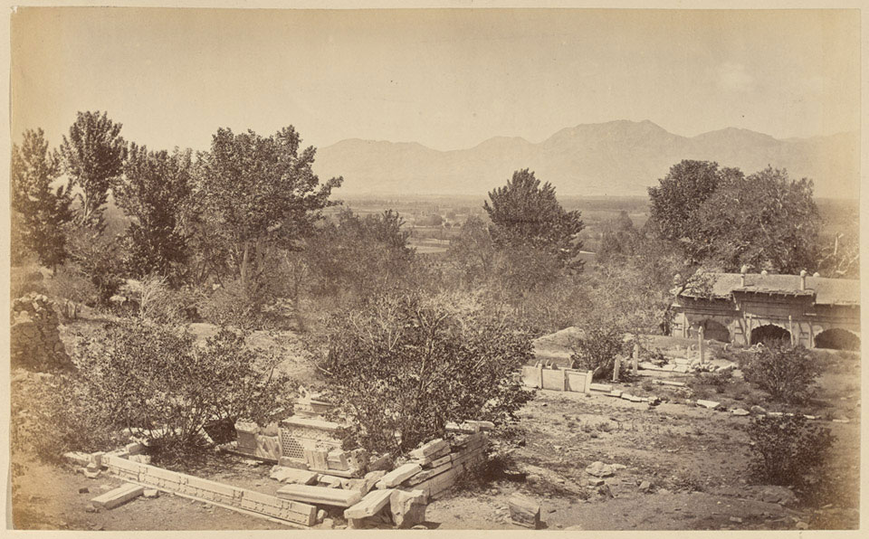The Masjid-i-Bala Chauk mosque and cemetery, 1879 | Online Collection ...
