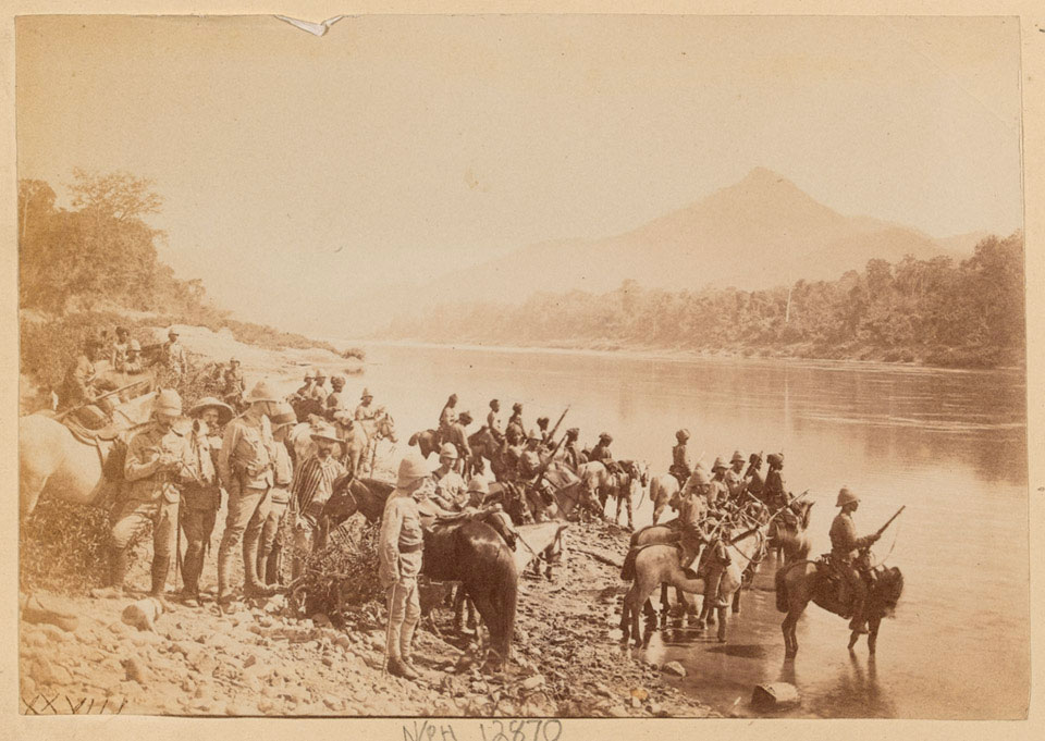 Mounted infantry in Burma, 1886 (c) | Online Collection | National Army ...