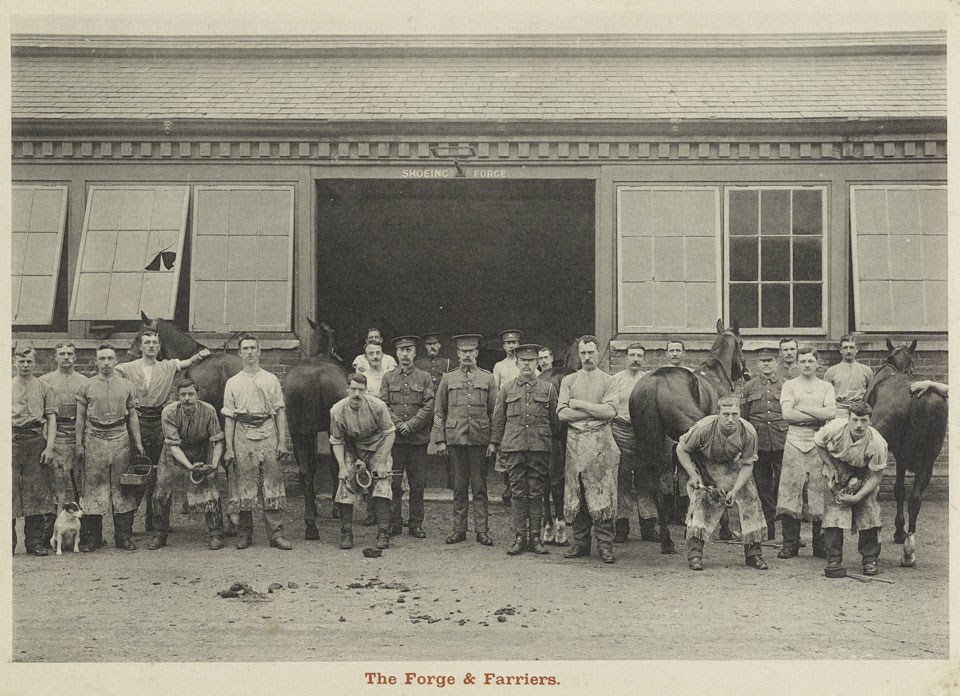 The Forge and Farriers, 1907 | Online Collection | National Army Museum ...