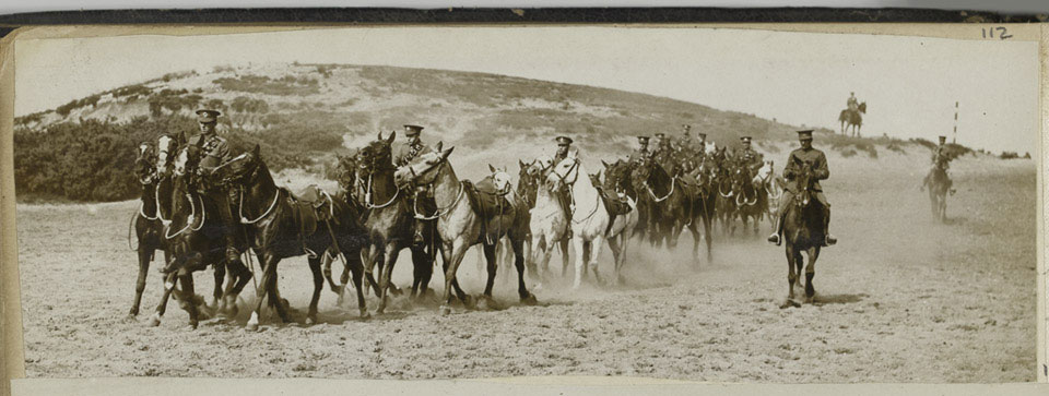 1st Reserve Regiment of Cavalry in training, Aldershot, 1914 (c ...