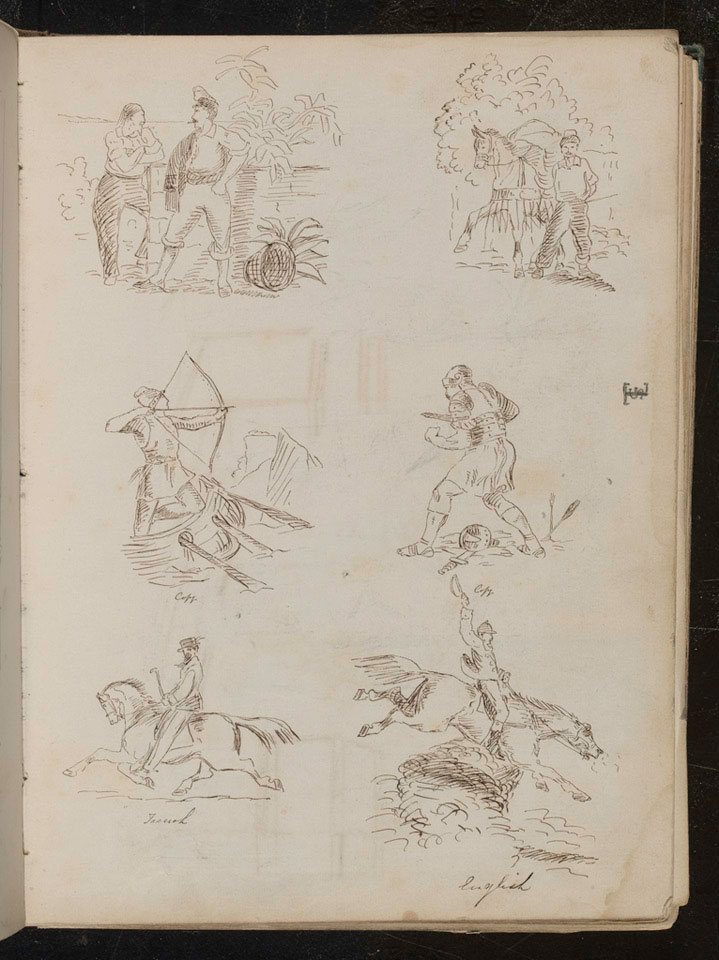 Various vignettes, 1860 (c) | Online Collection | National Army Museum ...