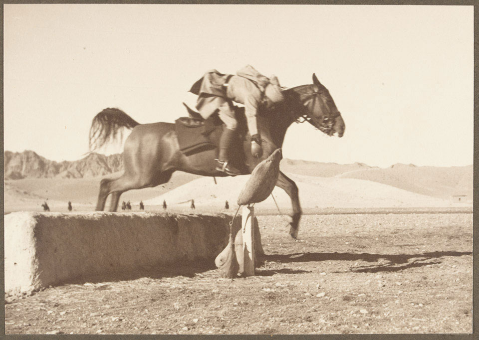 Dummy sword thrust practice, 9th Hodson's Horse, 1920s | Online ...