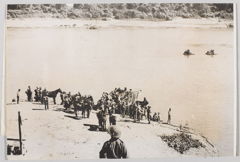 Troops crossing the Chindwin, 1944 | Online Collection | National Army ...