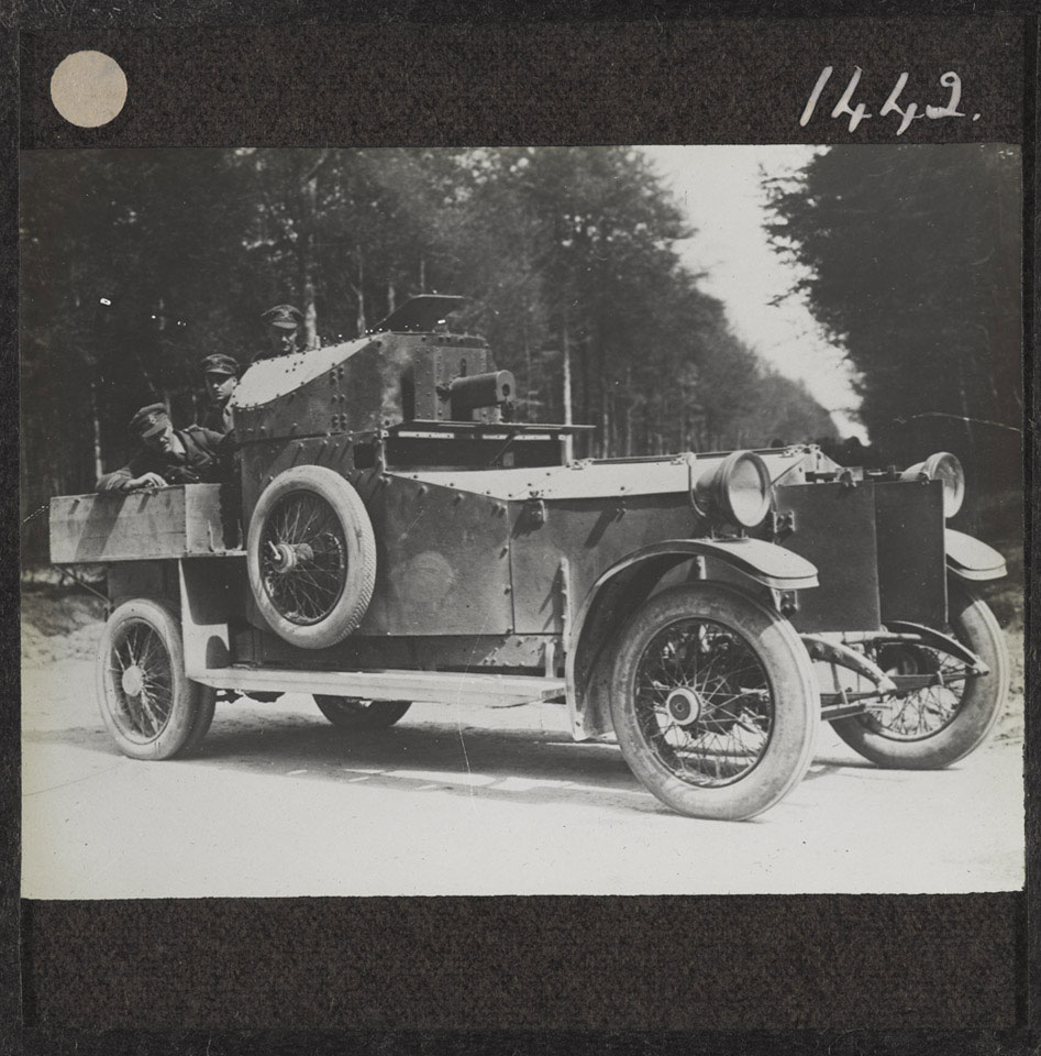 A Rolls-Royce light armoured car, Abbeville, May 1916 | Online ...
