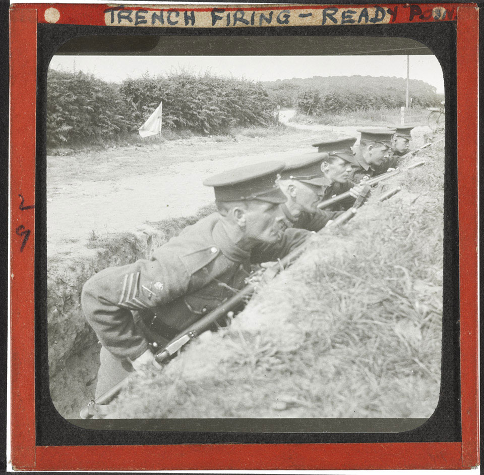 Trench firing - Ready Position, 1914 | Online Collection | National ...