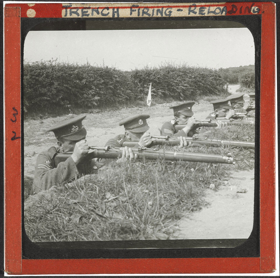 Trench Firing - Reloading, 1914 | Online Collection | National Army ...
