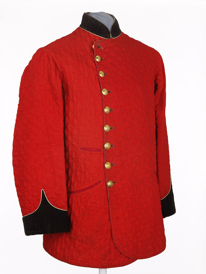 Padded tunic worn by Surgeon Major James Peterkin, 16th Regiment of ...