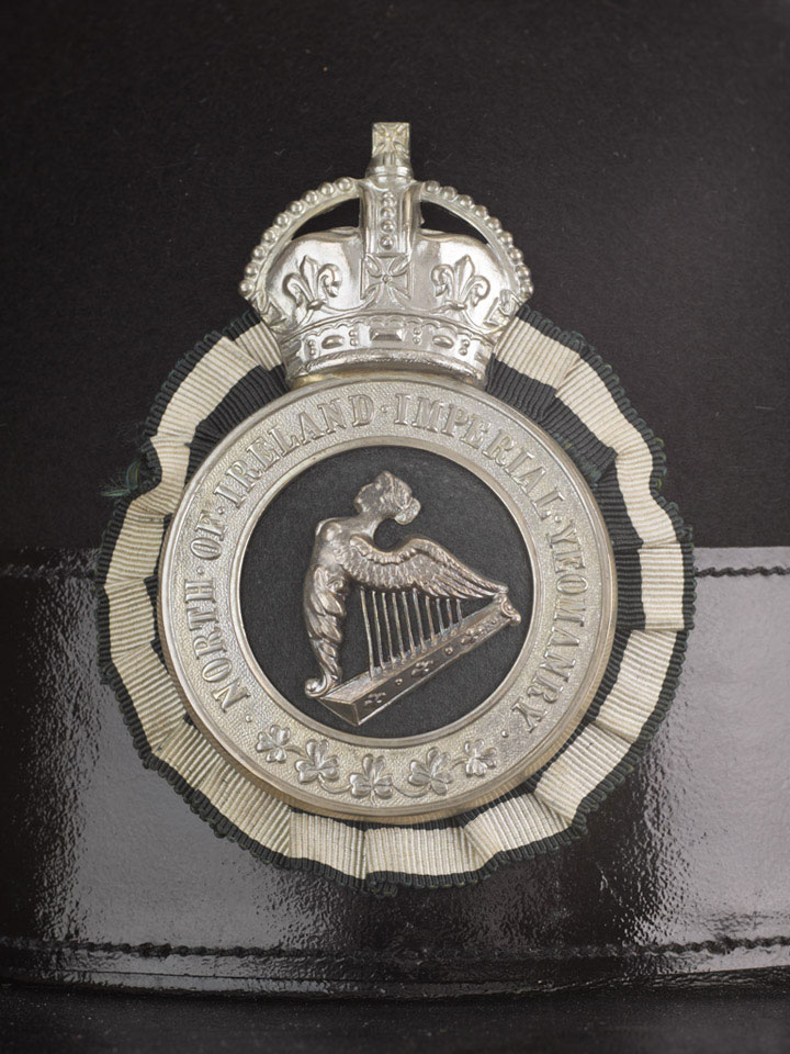 Officers' full dress hat worn by Captain H Waring, North of Ireland ...