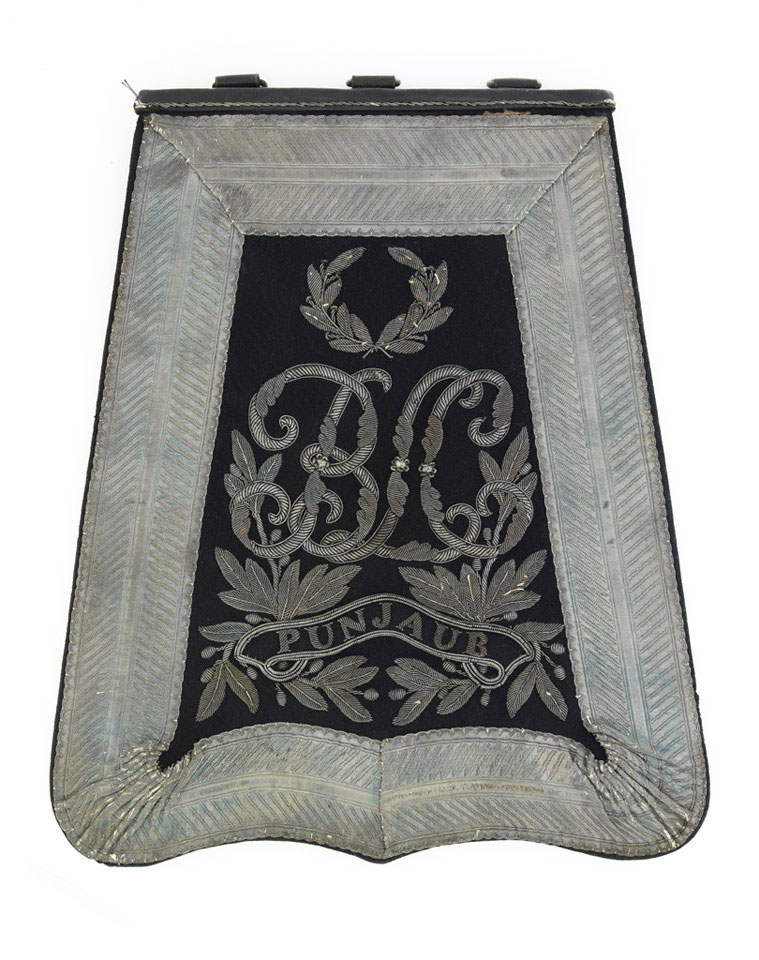 Sabretache used by Lieutenant-Colonel Robert Master, 7th Bengal Light ...