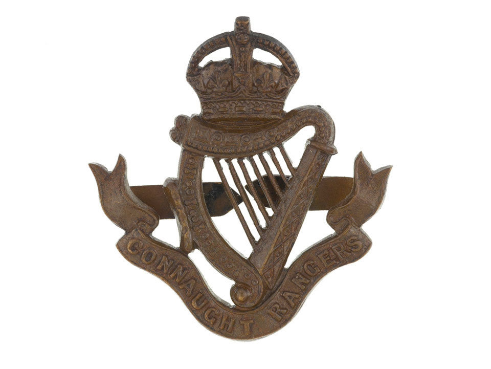 Cap badge, officer, service dress, Connaught Rangers, 1916 (c) | Online ...