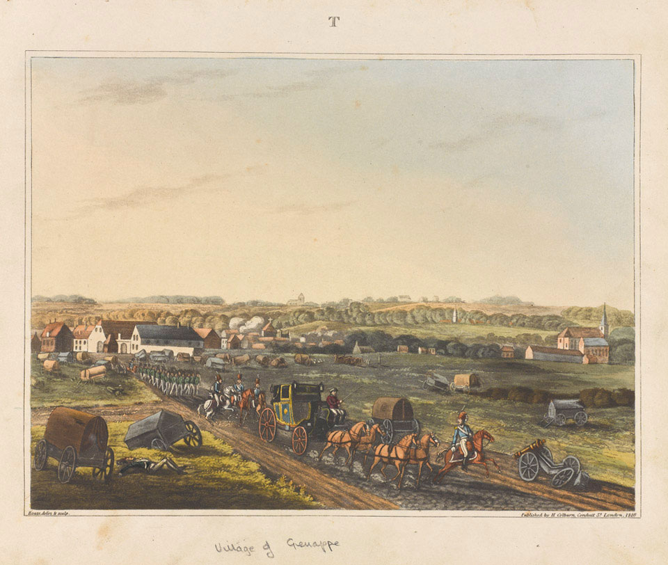 'Village of Genappe', 1815 | Online Collection | National Army Museum ...
