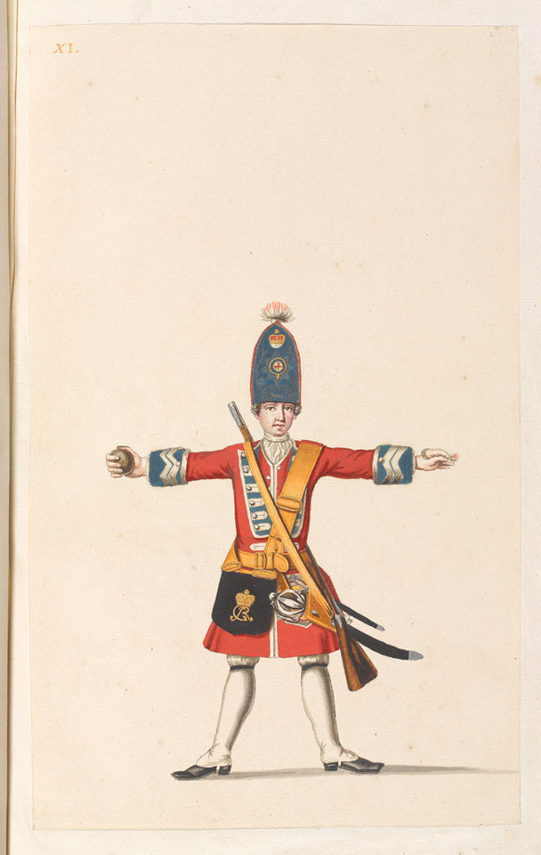 'Guard your Fuze', The Grenadier's Exercise, 1735 (c) | Online ...