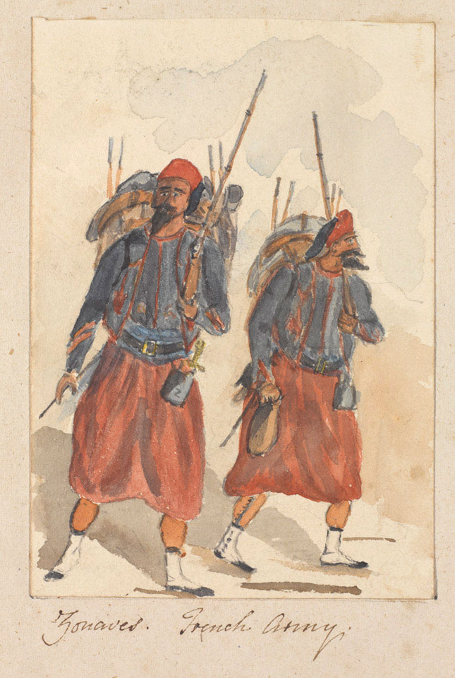 'Zouaves. French Army', 1854 (c) | Online Collection | National Army ...