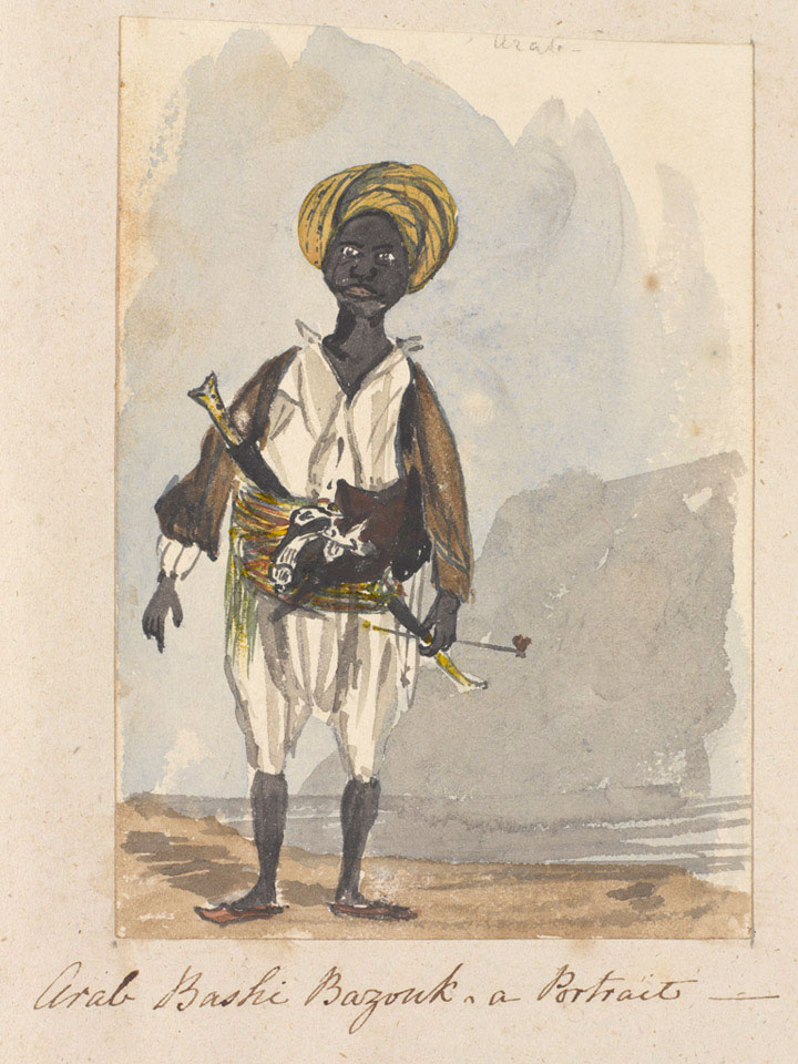 'Arab Bashi Bazouk - a Portrait', 1854 (c) | Online Collection ...