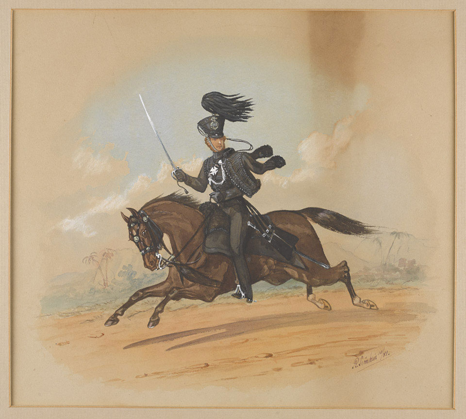 Lieutenant-Colonel Robert Newport Tinley of the Cape Mounted Riflemen ...