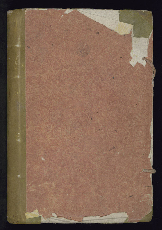 Bound manuscript letterbook containing copies and letters from Major ...