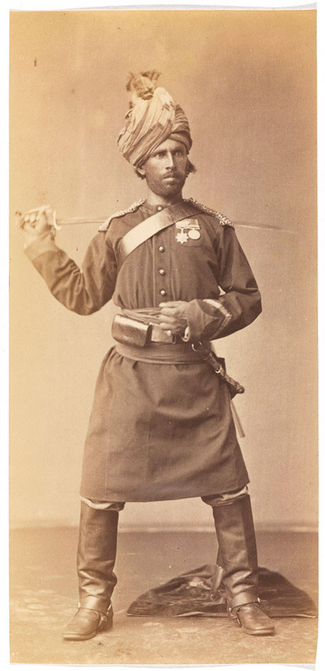Sowar Fazal Singh, 1st Punjab Cavalry, 1887 (c) | Online Collection ...