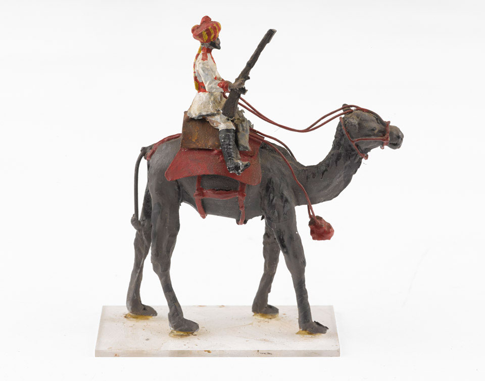 Model mounted Indian sowar of the Bikaner Camel Corps, 1905 (c ...