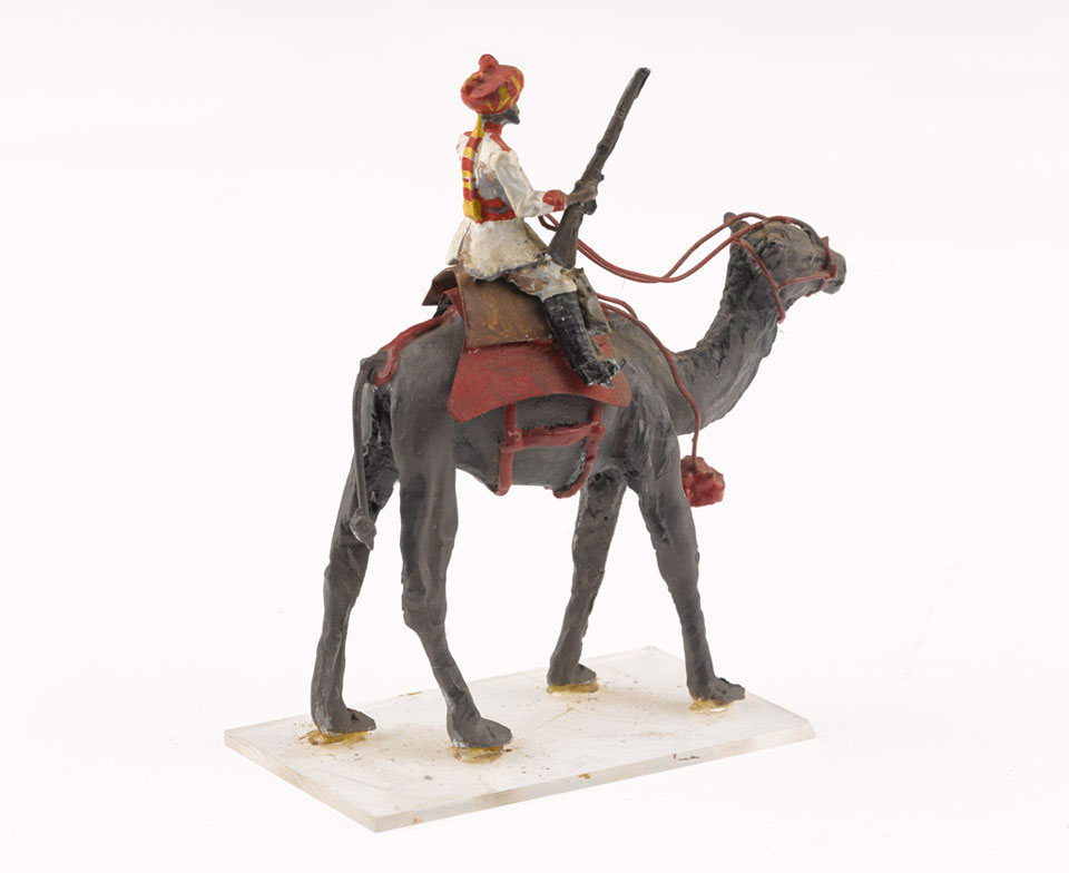 Model mounted Indian sowar of the Bikaner Camel Corps, 1905 (c ...