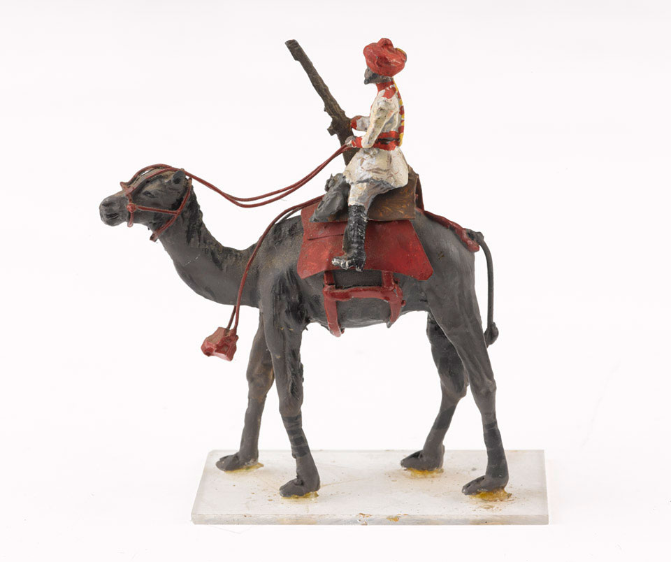 Model mounted Indian sowar of the Bikaner Camel Corps, 1905 (c ...