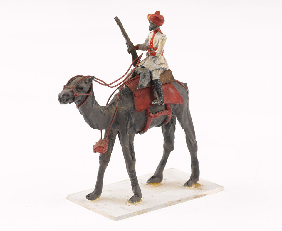 Model mounted Indian sowar of the Bikaner Camel Corps, 1905 (c ...