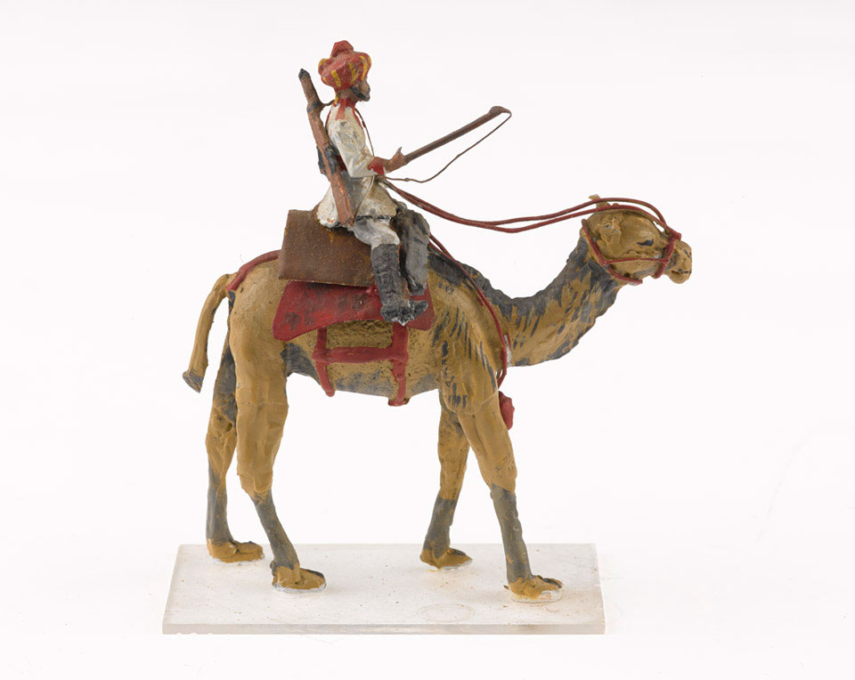 Model mounted Indian sowar of the Bikaner Camel Corps, 1905 (c ...