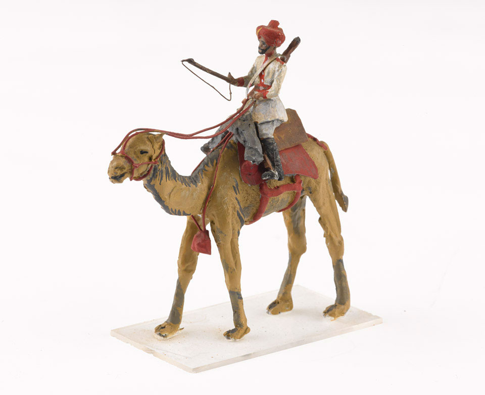 Model mounted Indian sowar of the Bikaner Camel Corps, 1905 (c ...