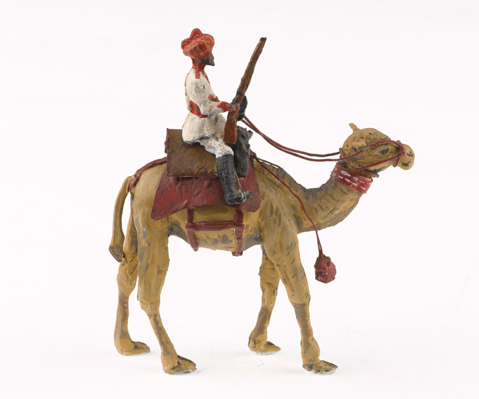 Model mounted Indian sowar of the Bikaner Camel Corps, 1905 (c ...