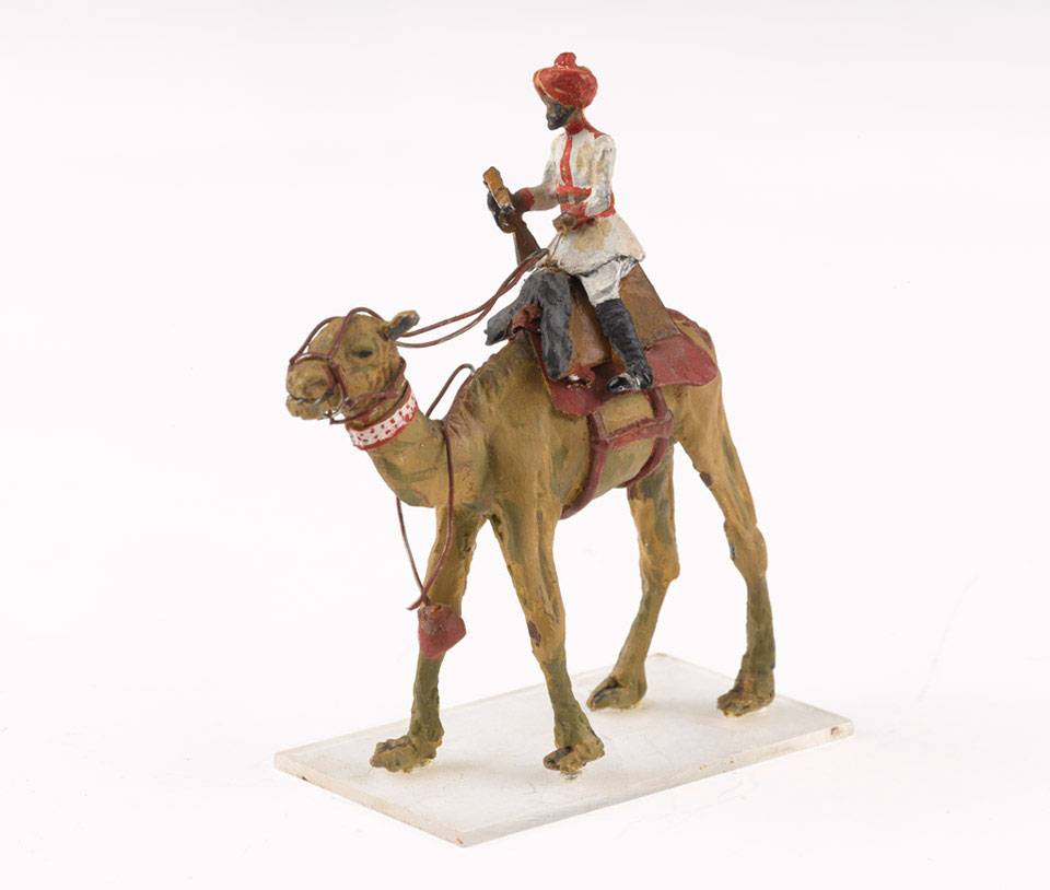 Model mounted Indian sowar of the Bikaner Camel Corps, 1905 (c ...