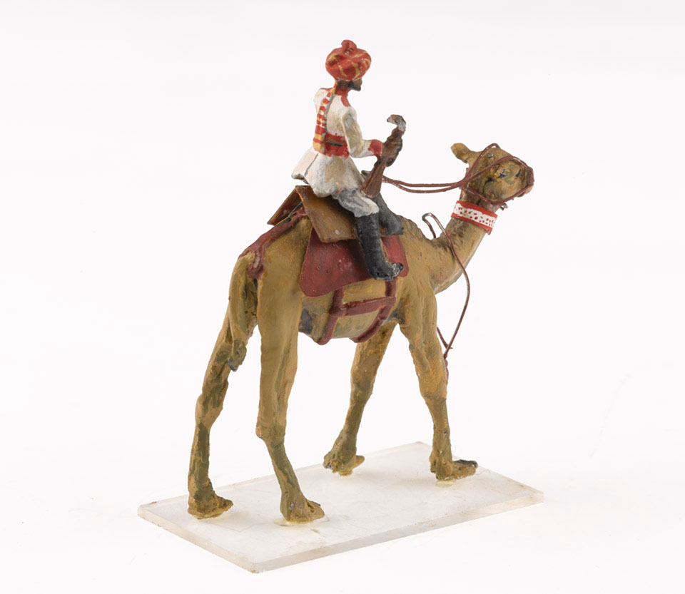 Model mounted Indian sowar of the Bikaner Camel Corps, 1905 (c ...