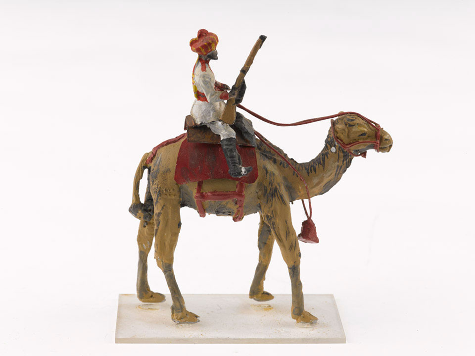 Model mounted Indian sowar of the Bikaner Camel Corps, 1905 (c ...