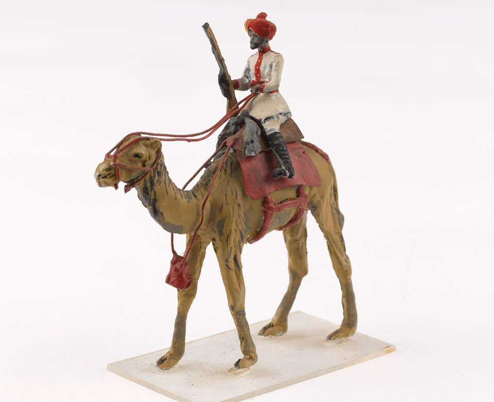 Model mounted Indian sowar of the Bikaner Camel Corps, 1905 (c ...