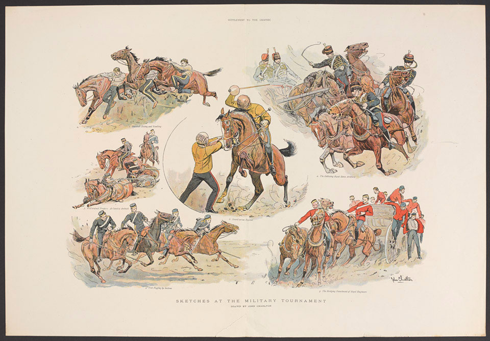 'Sketches at the Military Tournament', 1897 | Online Collection ...