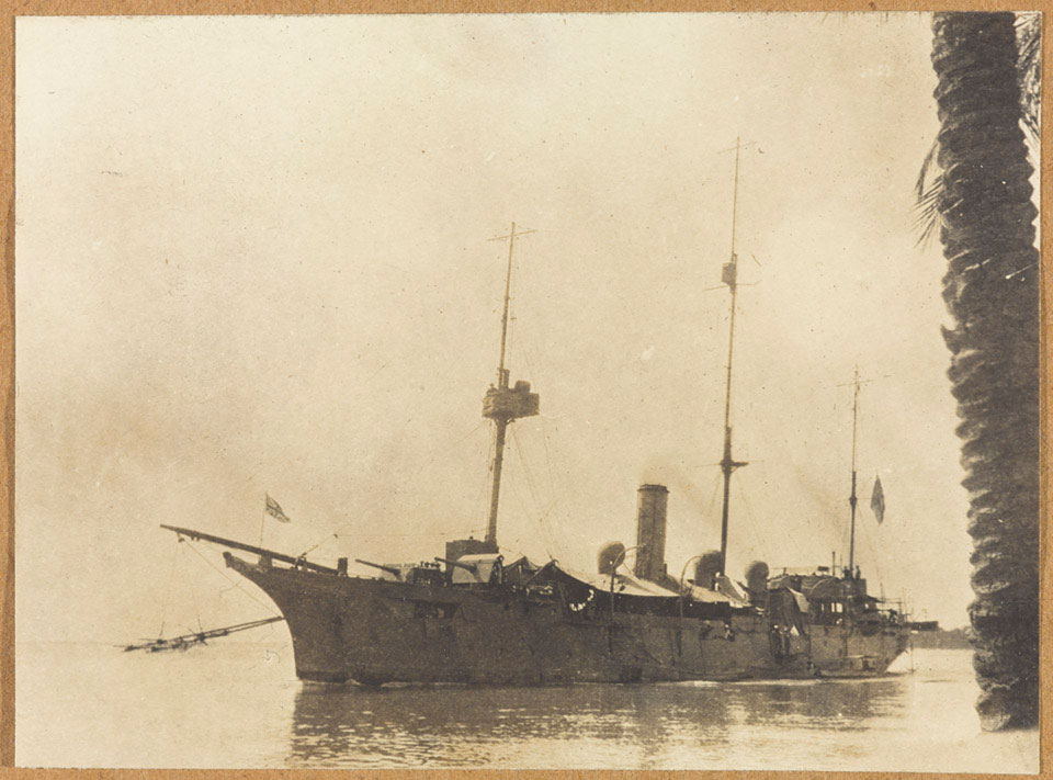 Unidentified ship, probably HMS Espiegle, 1915 (c) | Online Collection ...
