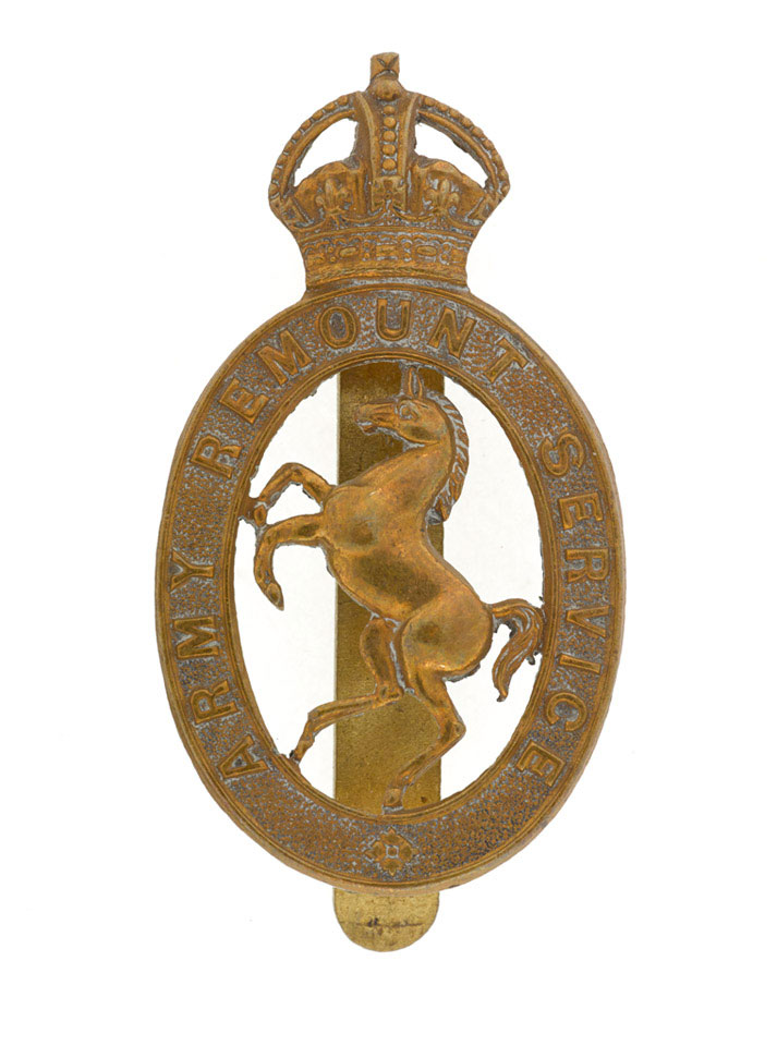 Cap badge, other ranks, Army Remount Service, 1940 (c) | Online ...