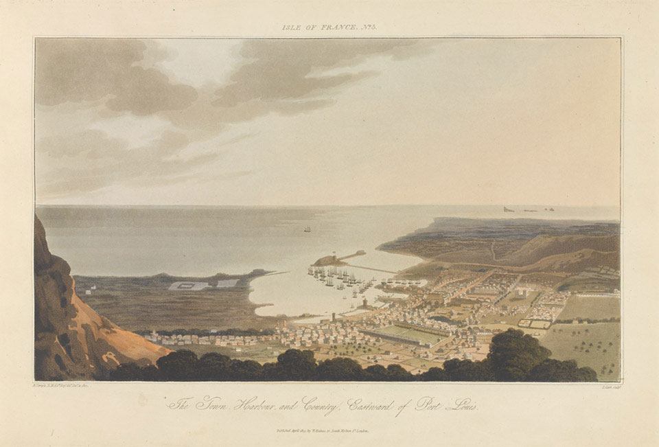 The town and harbour of Port Louis, 1810 | Online Collection | National ...