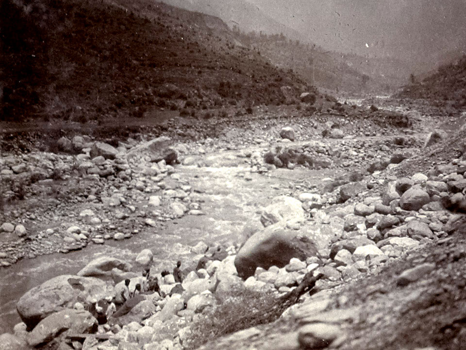 'No 4 S.C. working on Dadh Khul. May 05', 34th Sikh Pioneers ...