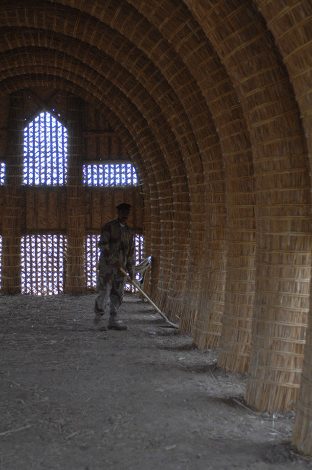 Interior of a traditional Mudhif reed house, Iraq, 2009 | Online ...